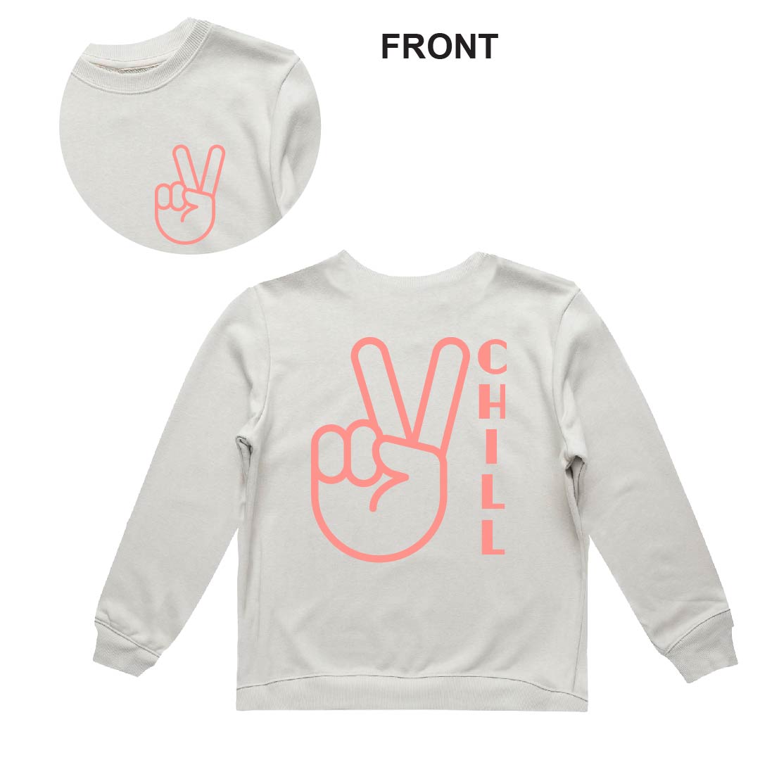 Peace & Chill | Kids Clothes| Boys & Girls | Crew Neck Jumpers ...