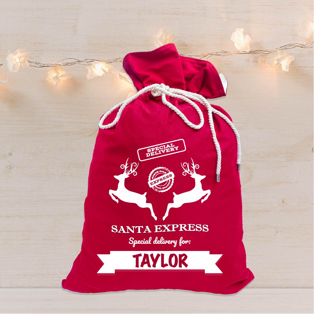 Santa Express | Personalised Santa Sacks Australia – Bespoke Baby & Kids