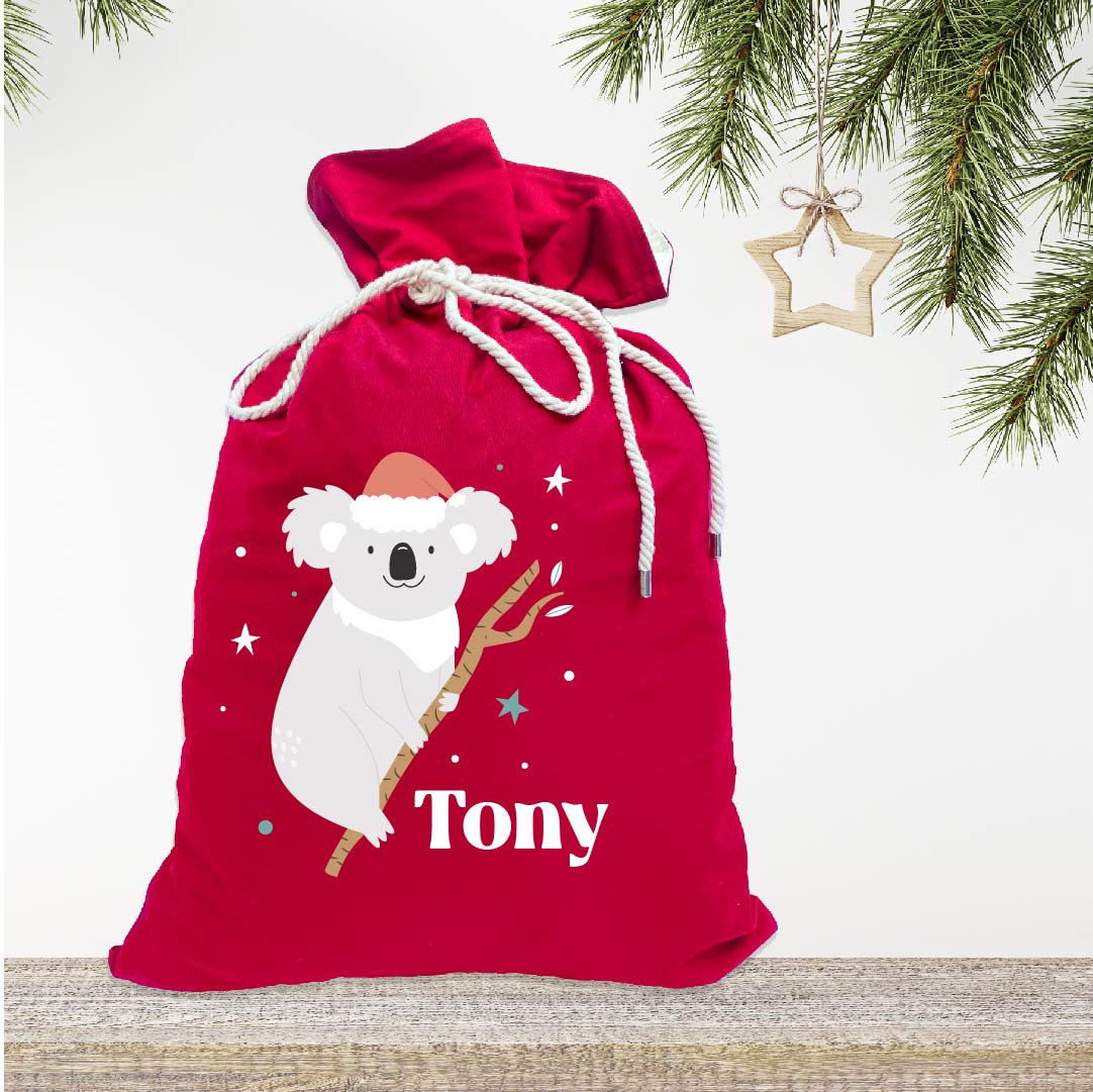 Cuddly Koala | Personalised Santa Sacks Australia – Bespoke Baby & Kids